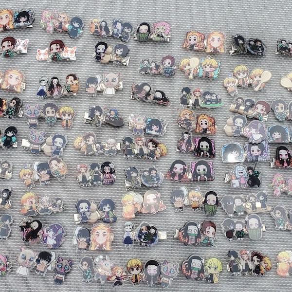 Demon Slayer Shinobu Hair Clips - Etsy