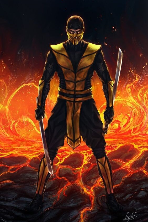 Scorpion Mortal Kombat Picture - Etsy