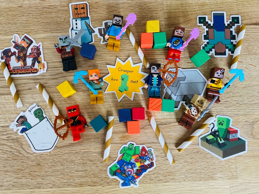 Minecraft Play-dough Party Favours - Etsy
