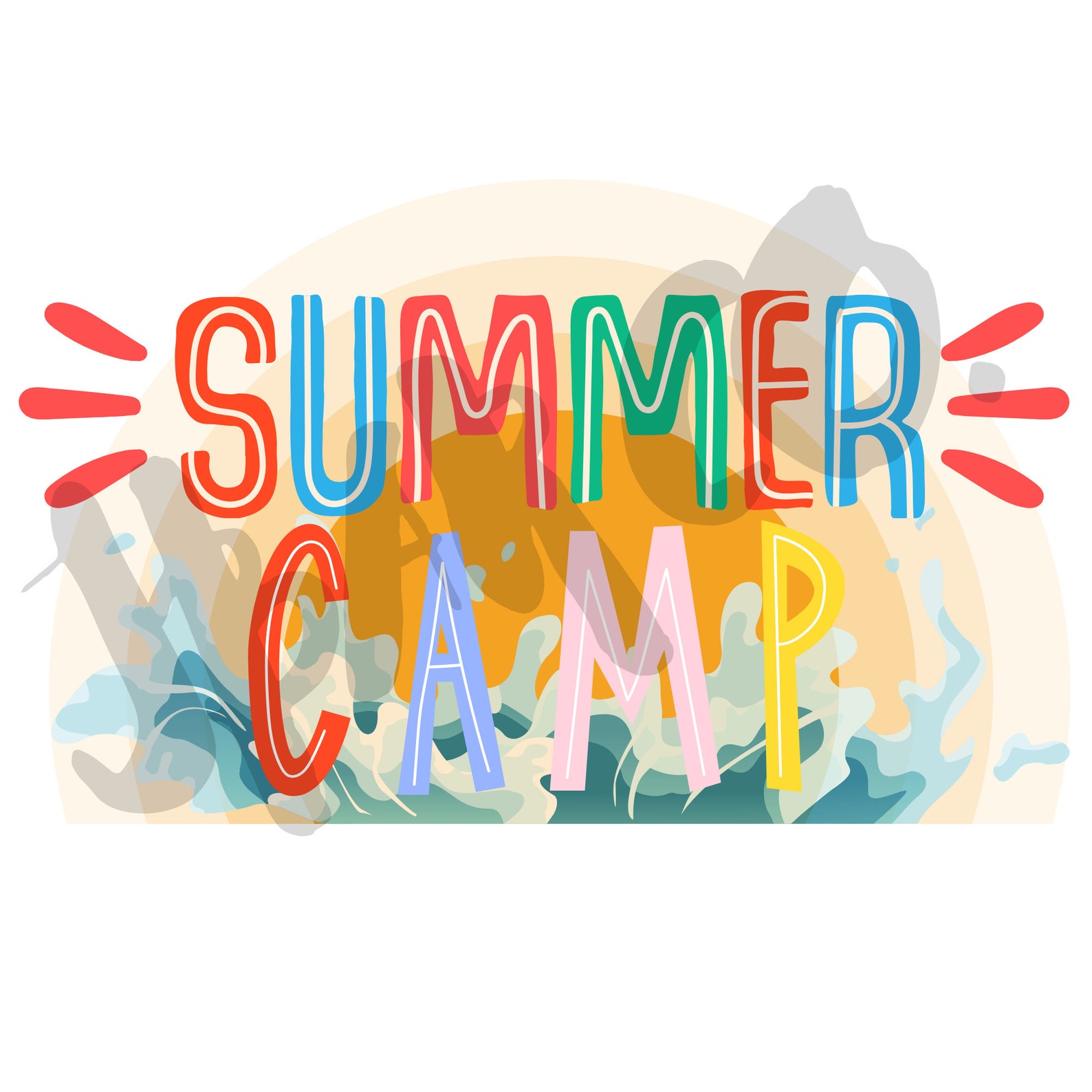 SUMMER CAMP PNG- Digital File - Etsy