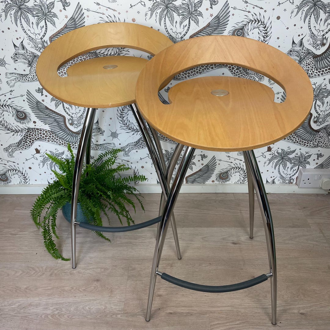 Pair of Magis Lyra 1990's Bar Stools - Etsy UK