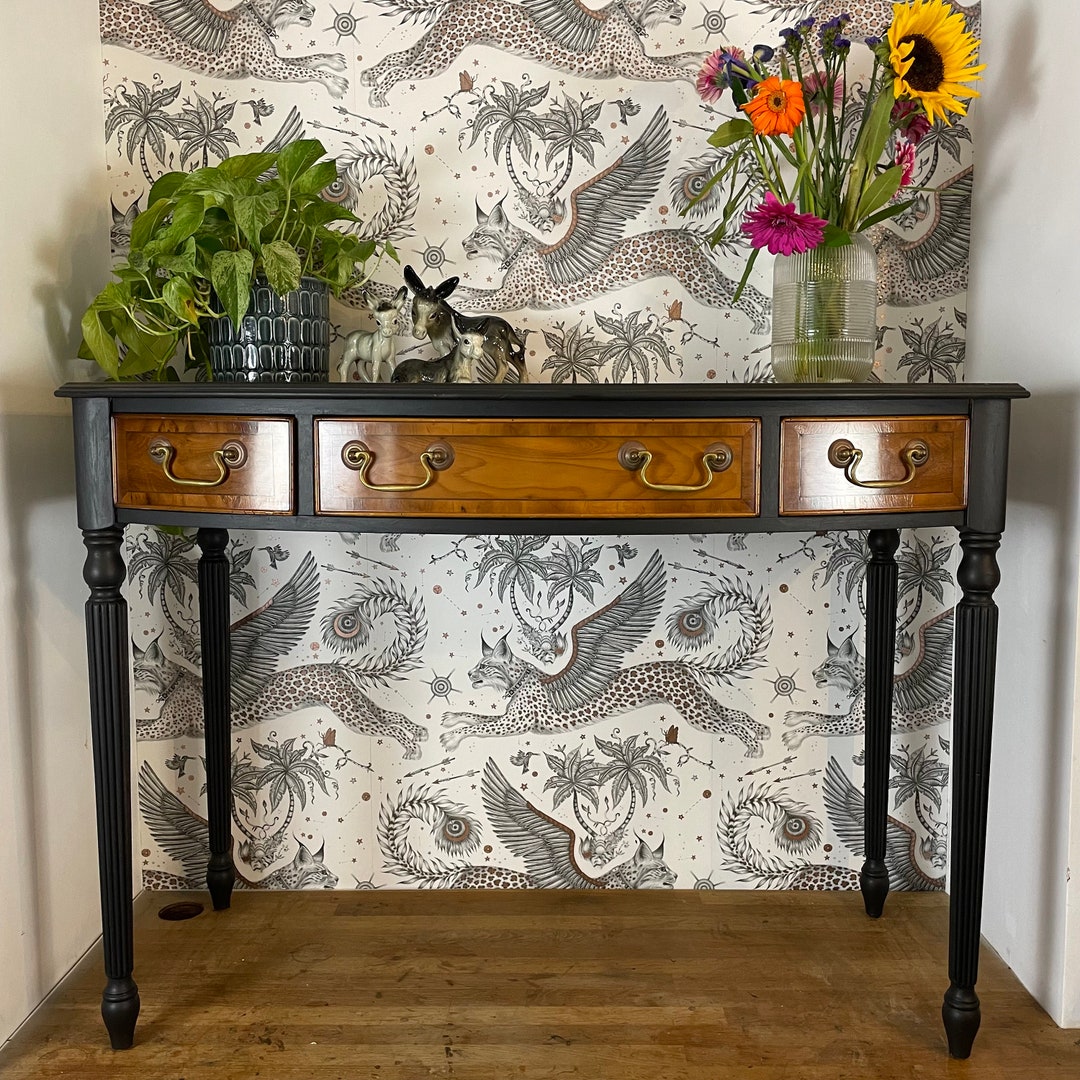 Vintage Hand Painted Console Table - Etsy UK