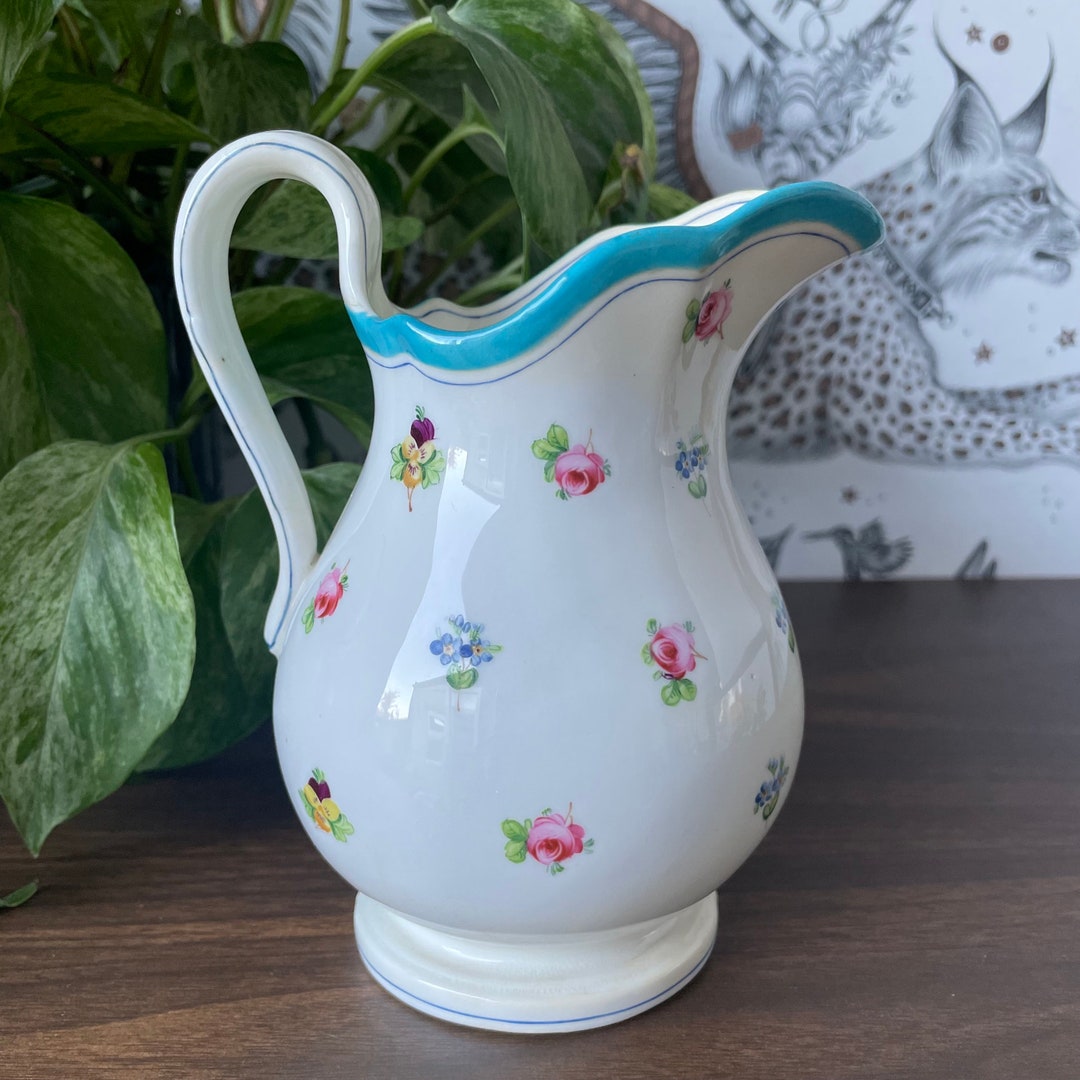 Minton Milk Jug Pattern 9187 Turquoise - Etsy