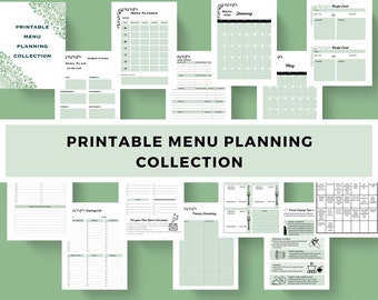 Printable Meal Planning Tools Collection - Etsy