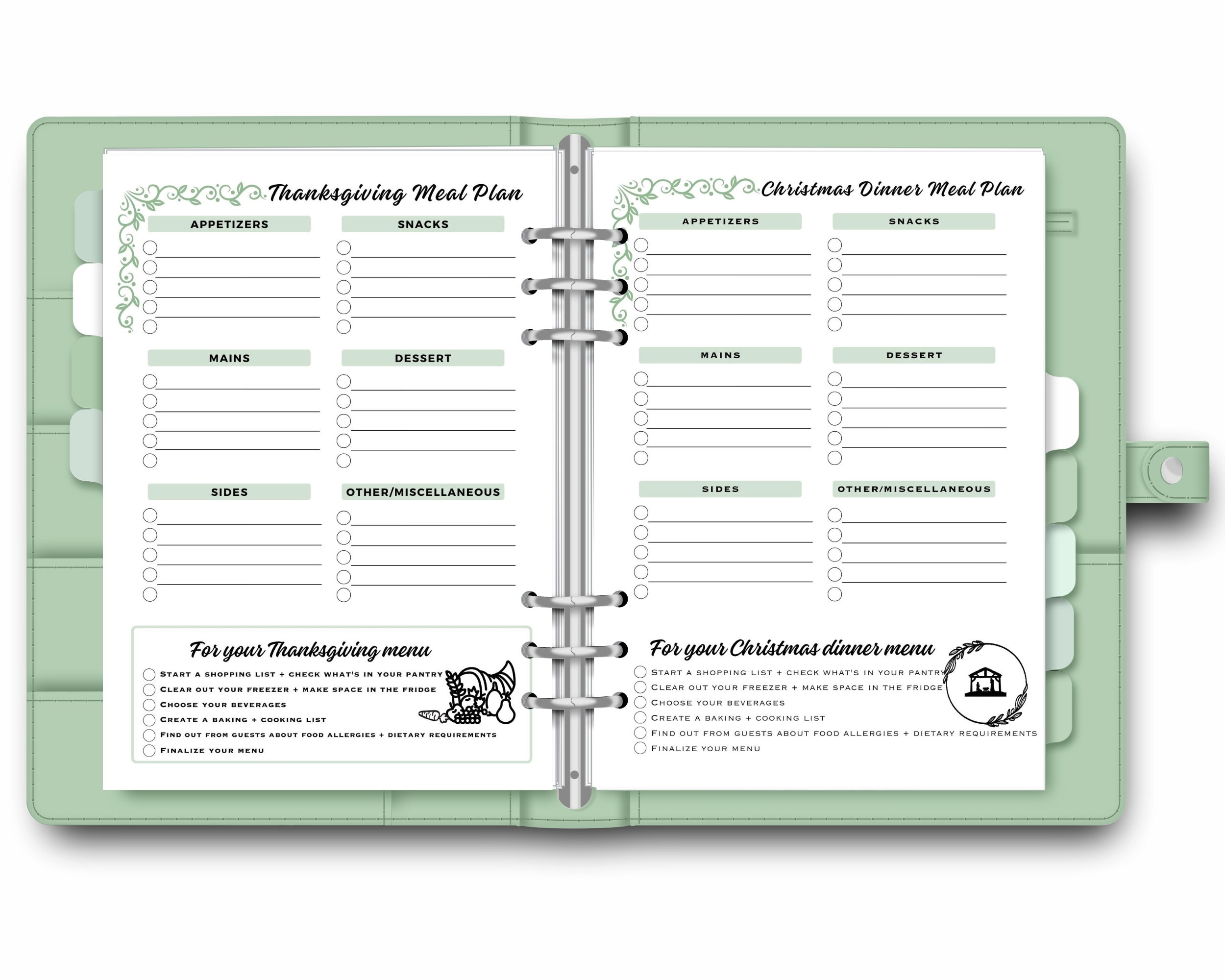 Printable Meal Planning Tools Collection - Etsy