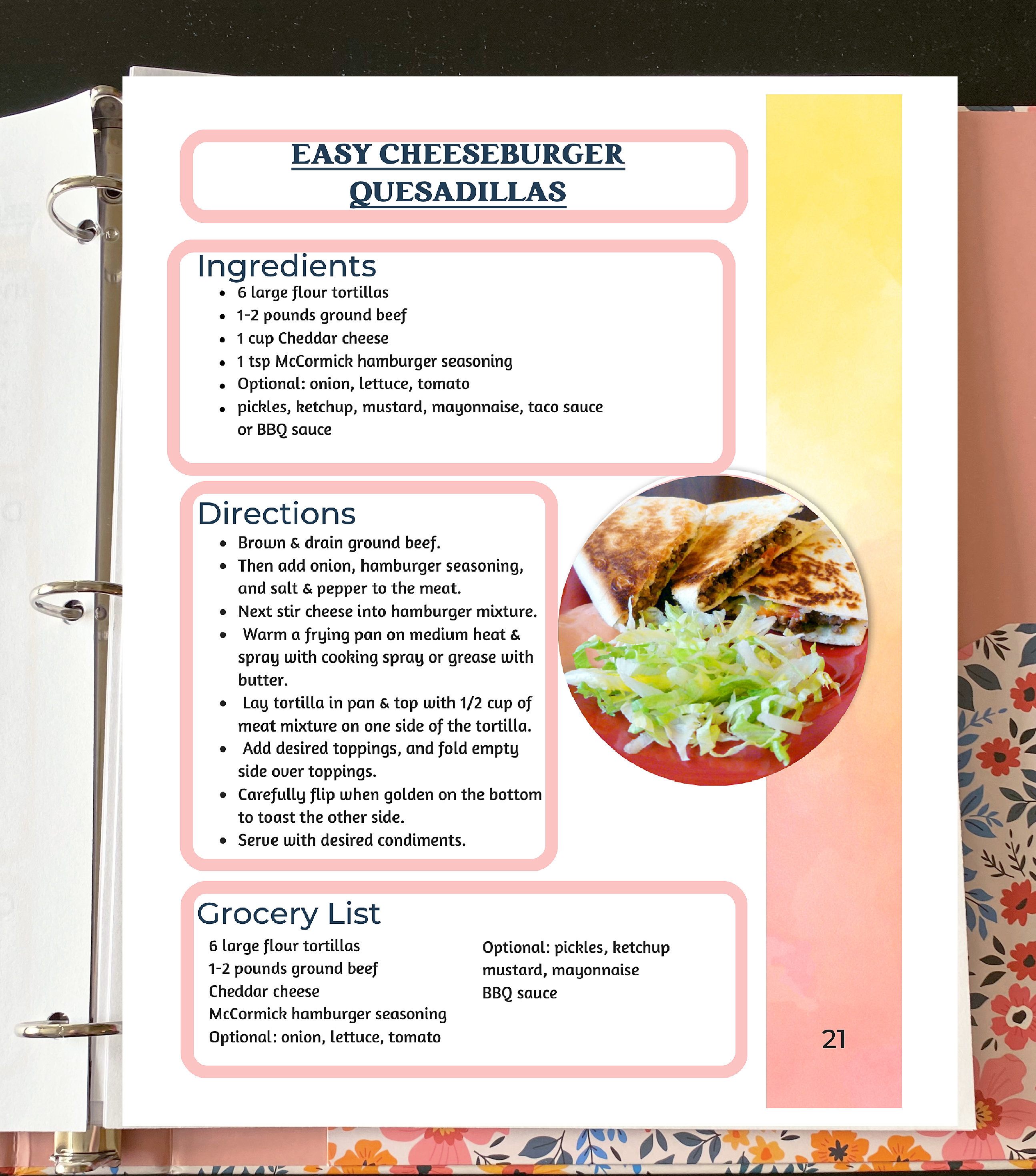30 Family Dinner Ideas With Recipes and Grocery Lists - Etsy