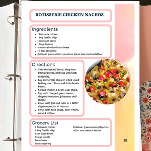 30 Family Dinner Ideas With Recipes and Grocery Lists - Etsy