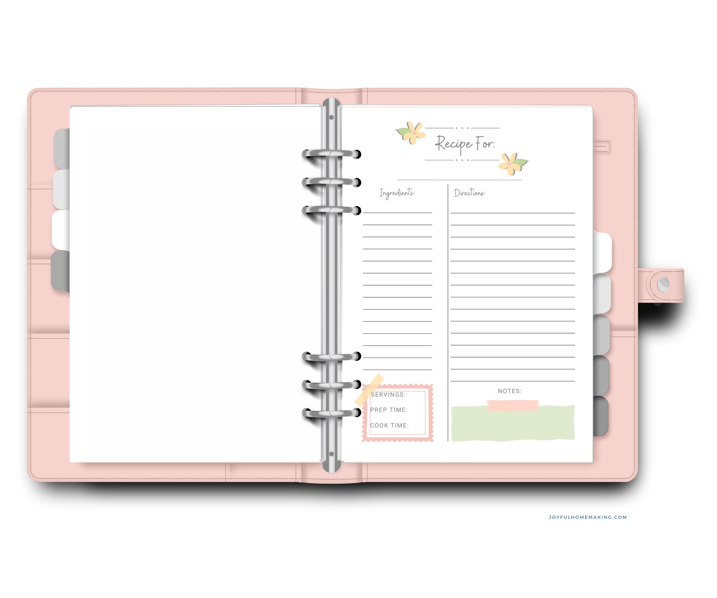 Create Your Own Recipe Binder Printable Pages - Etsy