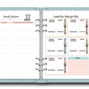 Printable Meal Planning Tools Collection - Etsy