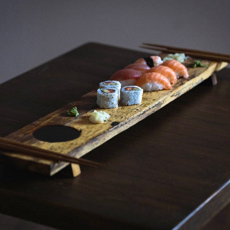 Wooden Sushi Set - Etsy