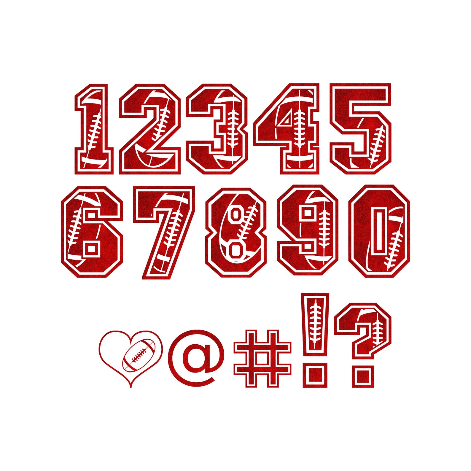 Football PNG Alphabet Letters PNG Digital Letters Football - Etsy