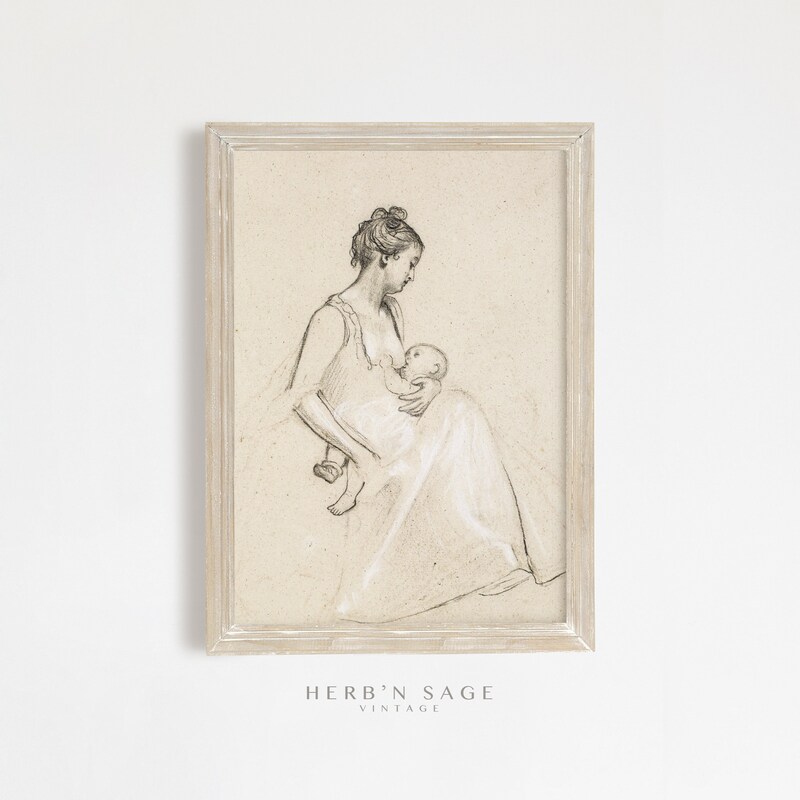 Antique Breastfeeding - Etsy