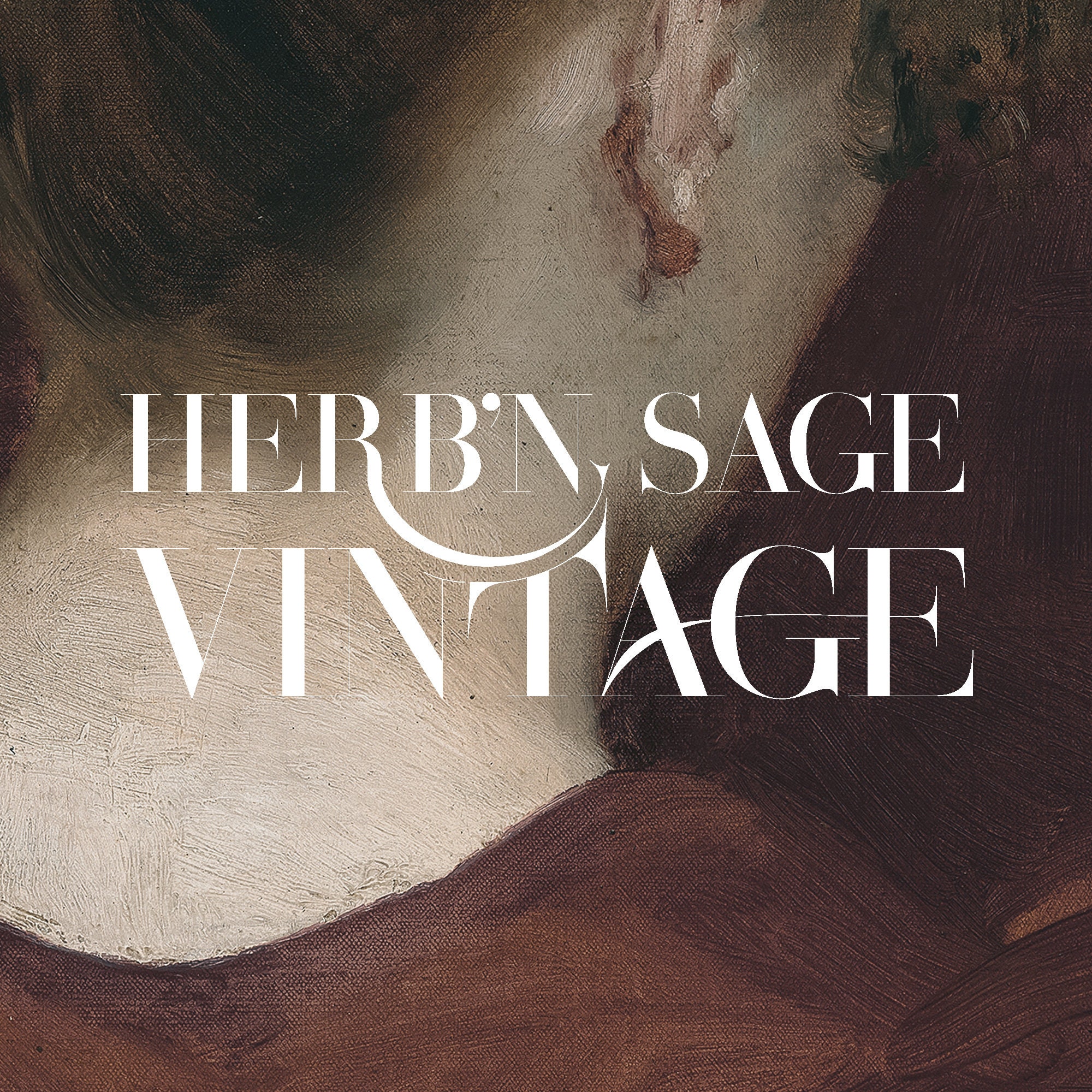 Vintage Woman Portrait | Antique Lady Moody Back Painting Fall ...