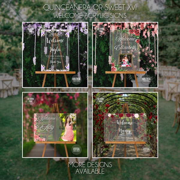 Quinceañera Welcome Sign - Etsy