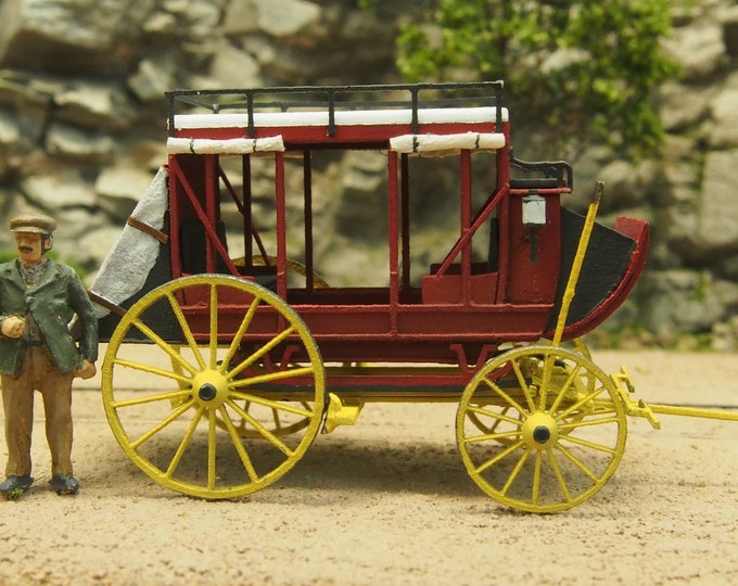 Miniature Stagecoach | Handmade | Vintage Mail Cart - Etsy
