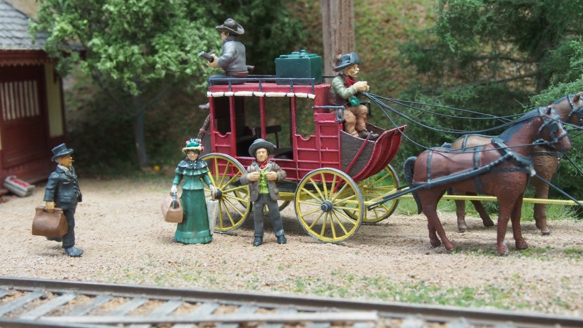 HO 1:87 Scale Mud Wagon Stagecoach 3 Seater Kit - Etsy