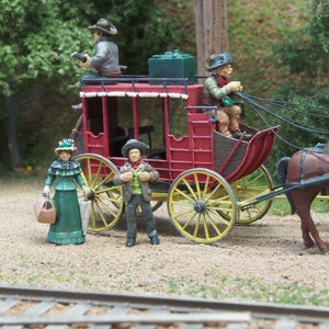 HO 1:87 Scale Mud Wagon Stagecoach 3 Seater Kit - Etsy