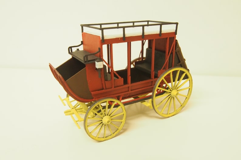 O 1:48 Scale Mud Wagon Stagecoach Henderson Kit - Etsy