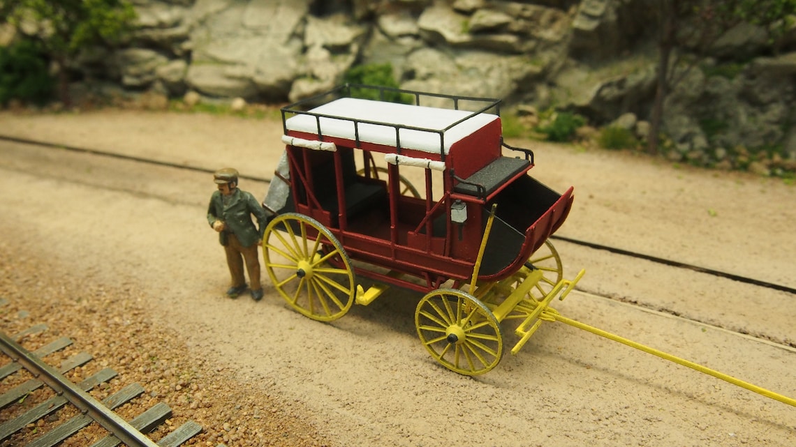 HO 1:87 Scale Mud Wagon Stagecoach Henderson Kit. - Etsy