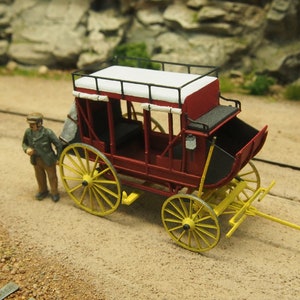 HO 1:87 Scale Mud Wagon Stagecoach Henderson Kit. - Etsy