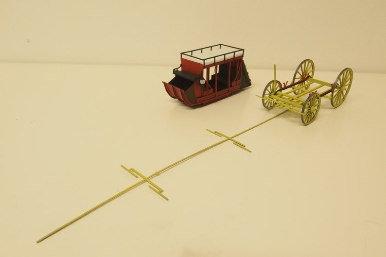 O 1:48 Scale Mud Wagon Stagecoach Henderson Kit - Etsy