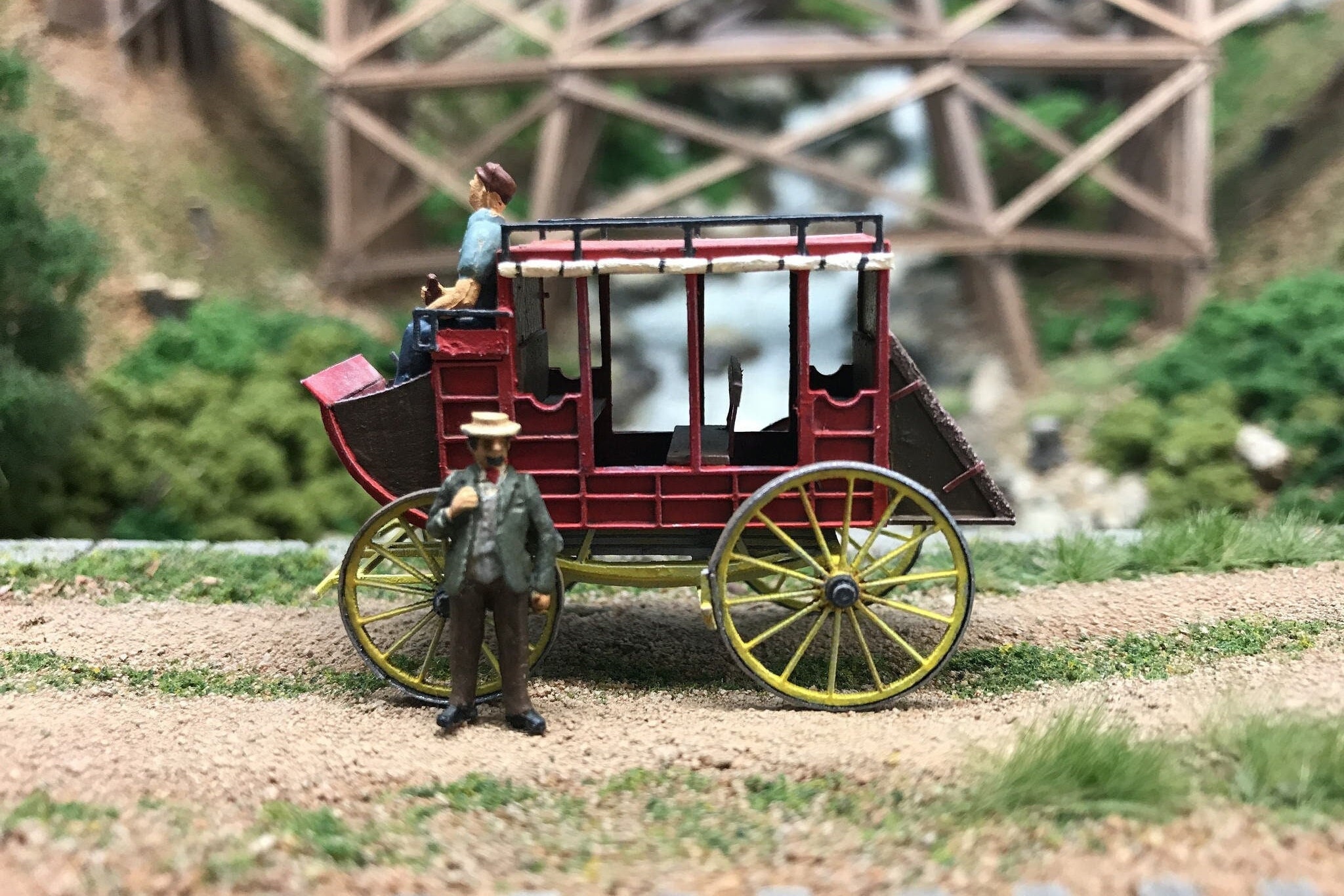 HO 1:87 Scale Mud Wagon Stagecoach 3 Seater Kit - Etsy