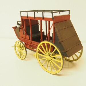 O 1:48 Scale Mud Wagon Stagecoach Henderson Kit - Etsy