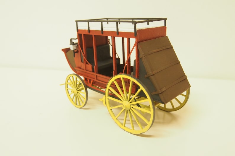 O 1:48 Scale Mud Wagon Stagecoach Henderson Kit - Etsy