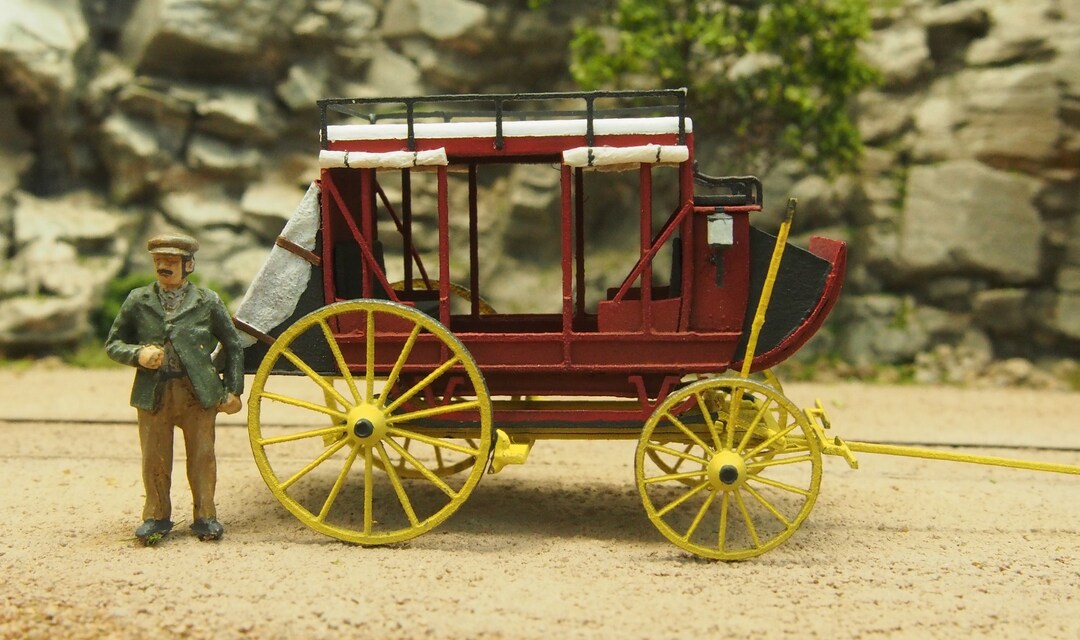 HO 1:87 Scale Mud Wagon Stagecoach Henderson Kit. - Etsy