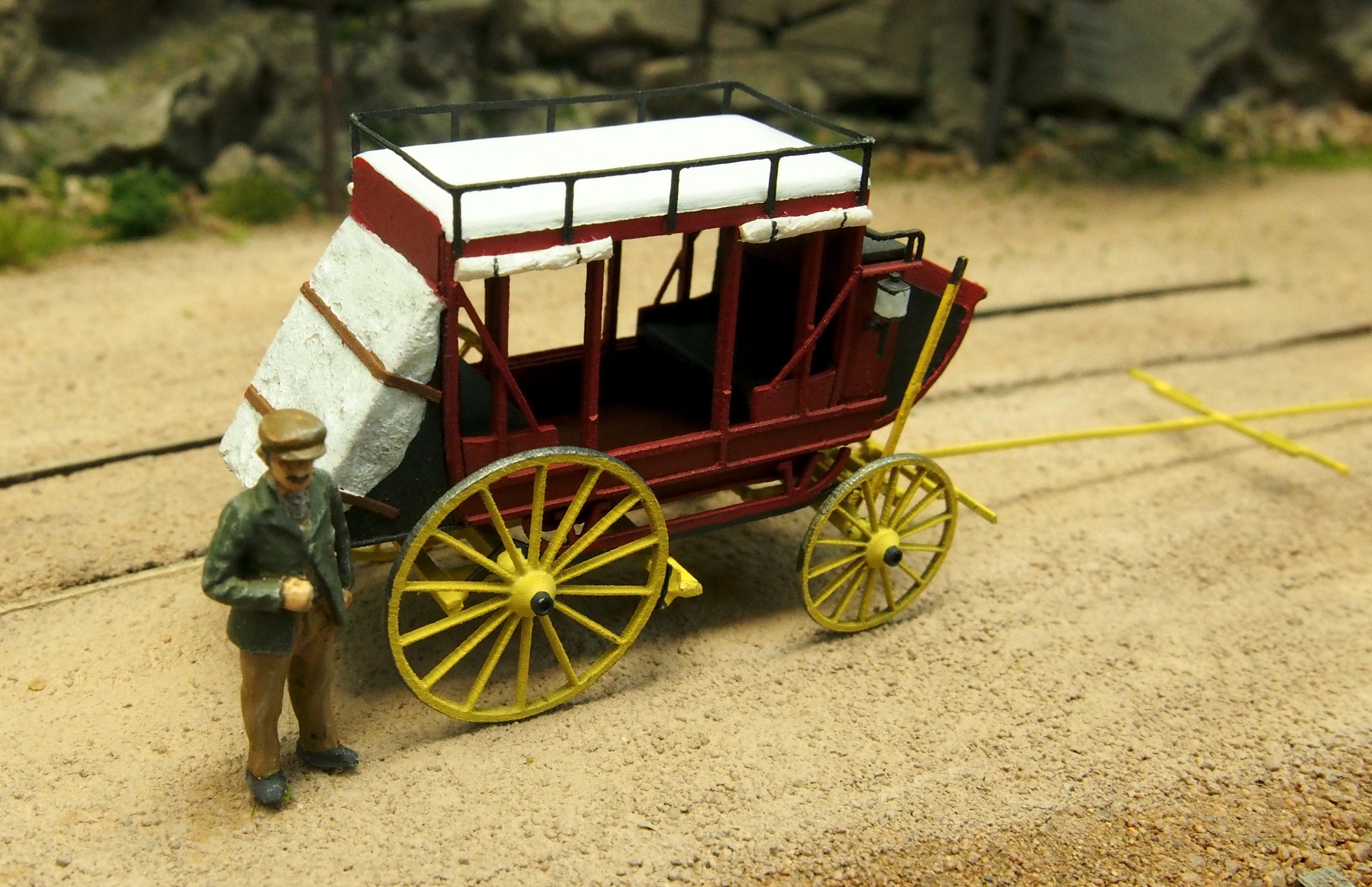 HO 1:87 Scale Mud Wagon Stagecoach Henderson Kit. - Etsy