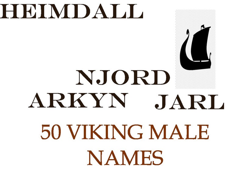 Here Are 48 of the Most Famous Viking Boy Names for Males. SVG Files ...