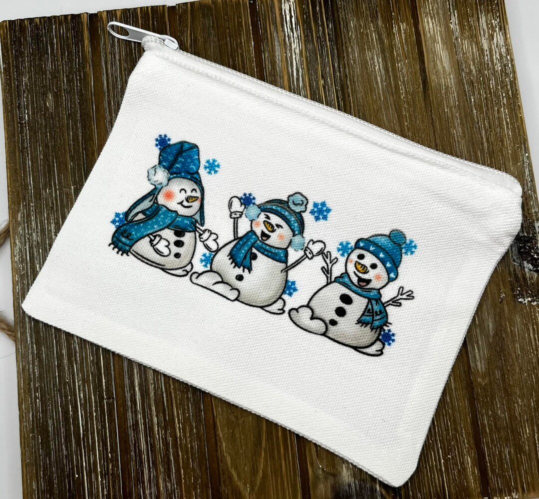 Snowman Coin Bag - Etsy