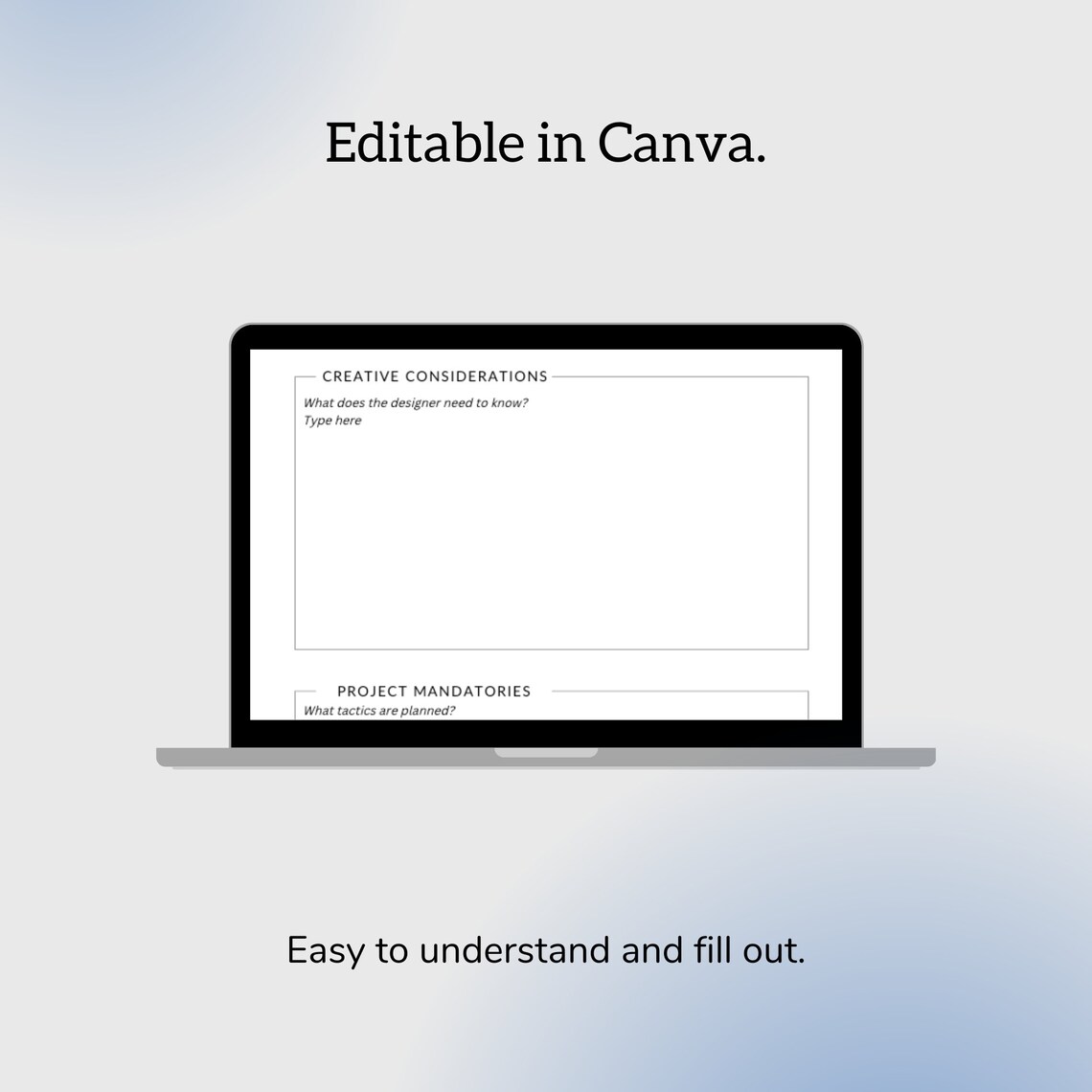 Creative Brief for Canva - Etsy