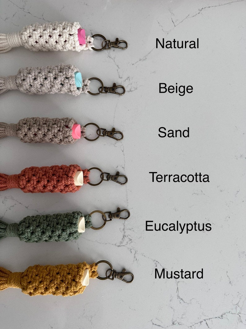 Macrame Lip Balm Holder - Etsy