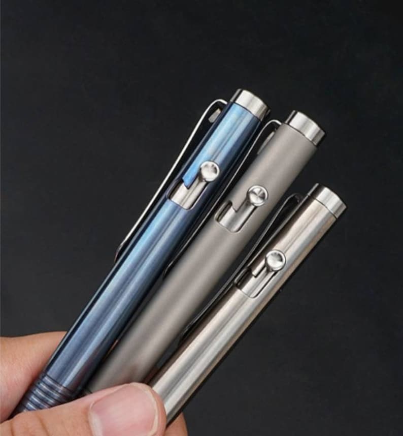 EDC Titanium Bolt-action Pen Compact Size Ballpoint 3 Variations - Etsy
