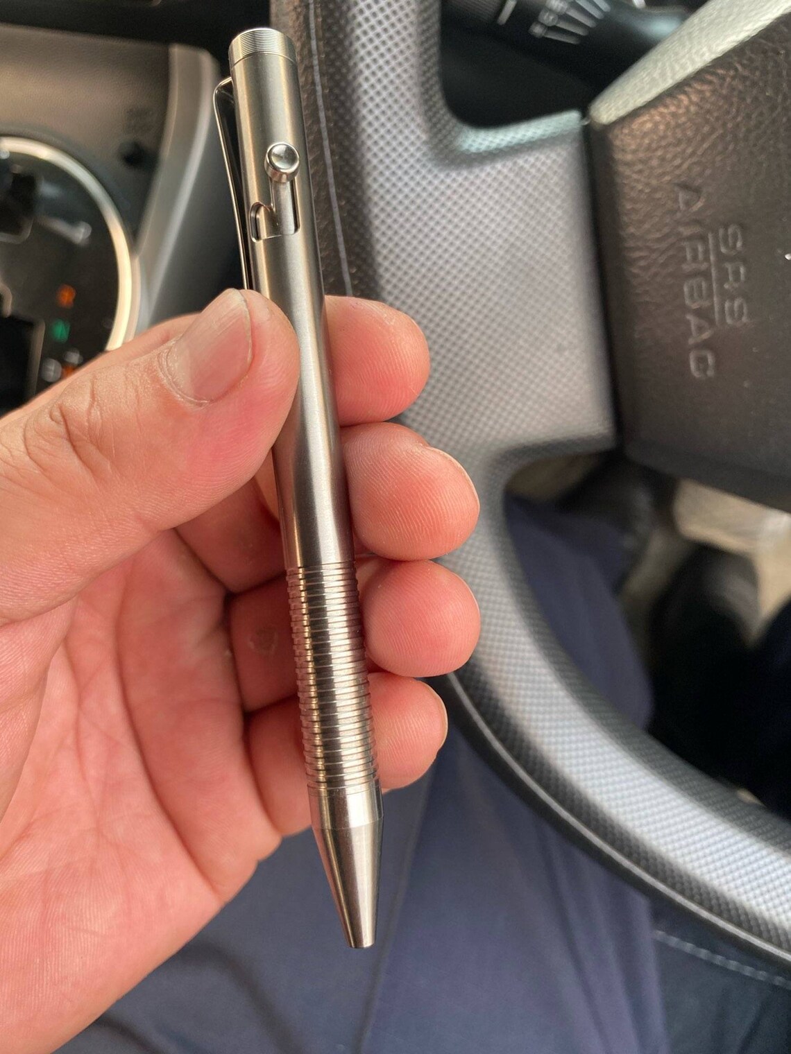 EDC Titanium Bolt-action Pen Compact Size Ballpoint 3 Variations - Etsy