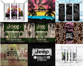 Jeep Png Files for Sublimation Tumblers - Etsy