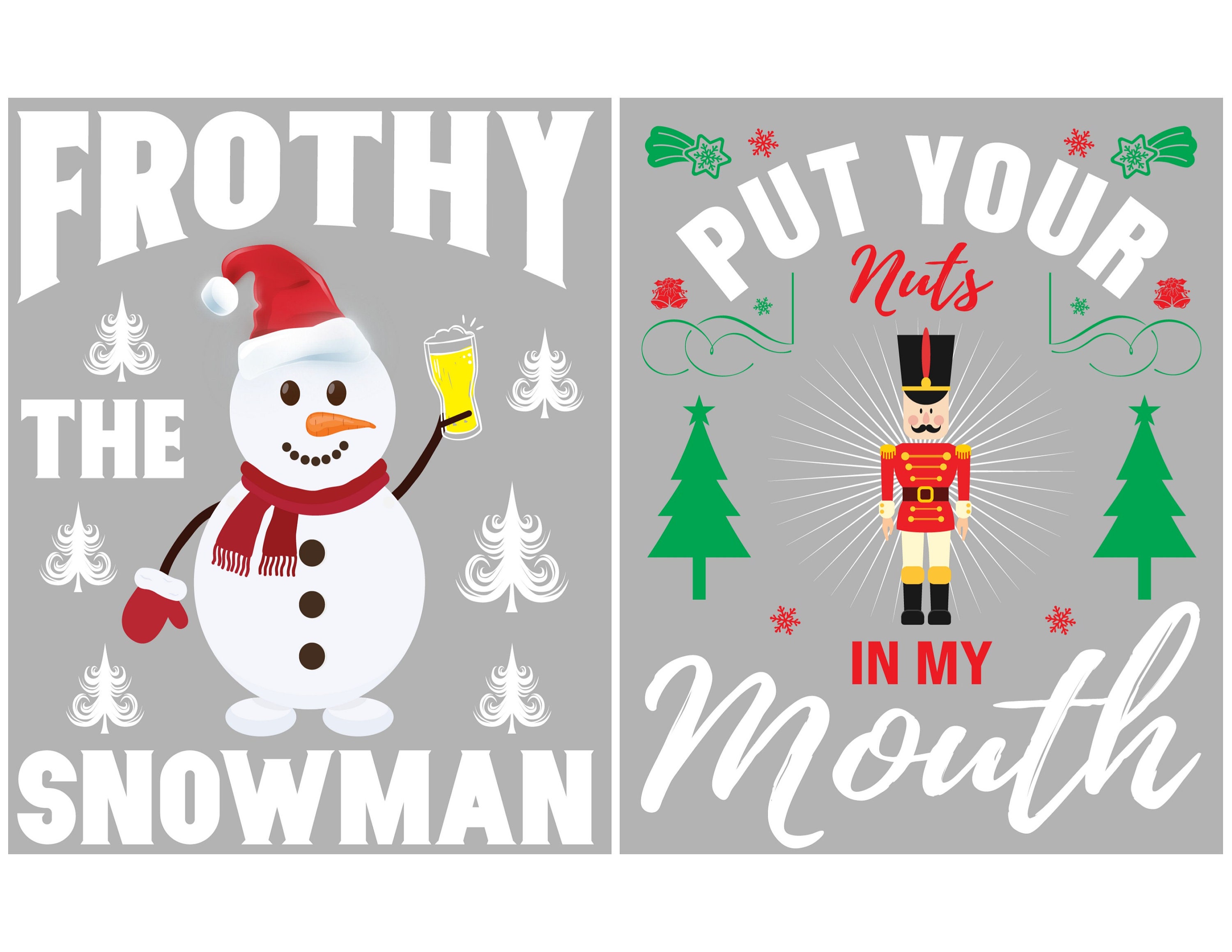 13 Inappropriate Dirty Rude Ugly Christmas Sweater Png Files to Make ...