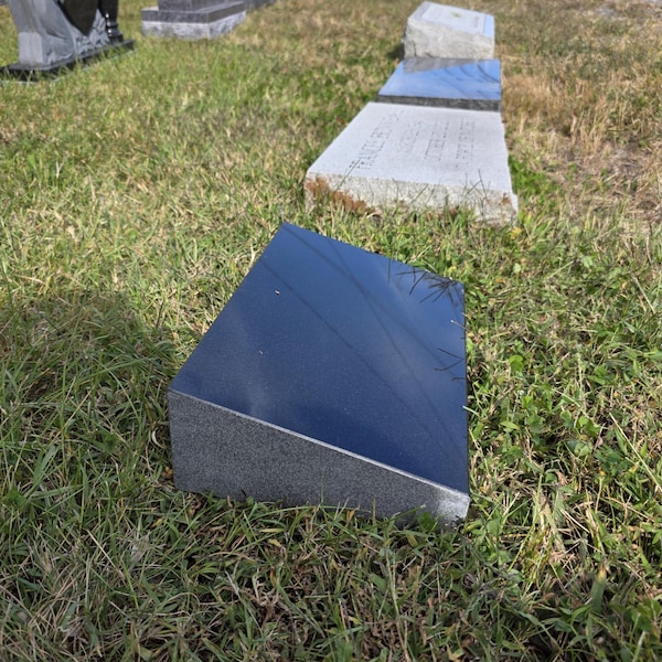 Beveled Grave Marker - Etsy