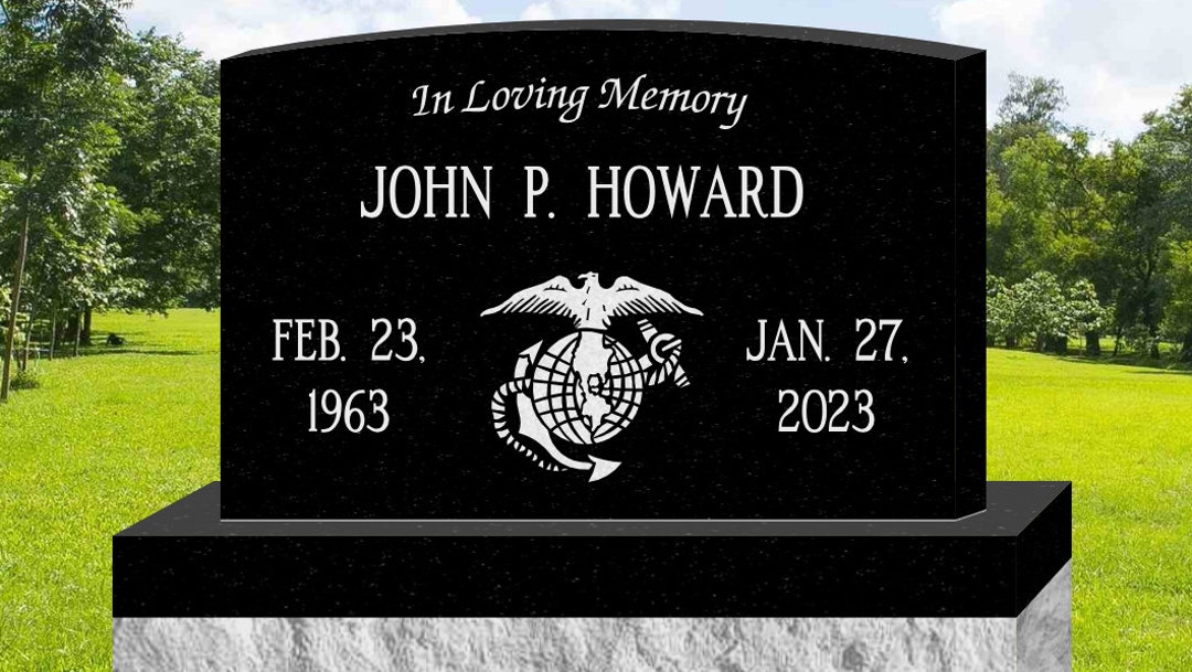 Mini Headstone for Grave, Cemetery Memorial Stone, Laser Engraved - Etsy
