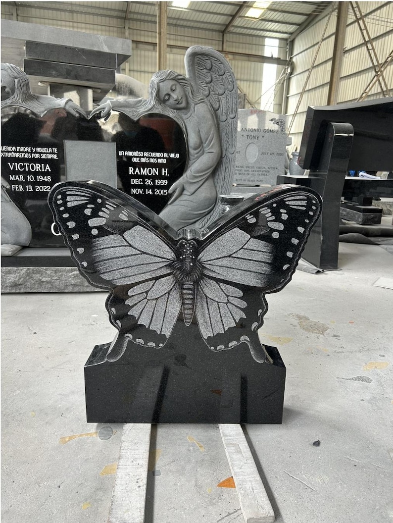 Economonument™ Butterfly Headstone 18x20 Custom Headstone Personalized ...