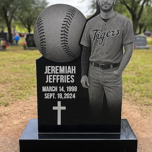 Life Sized Custom Headstone Cemetery Grave Marker Memorial Stones ...