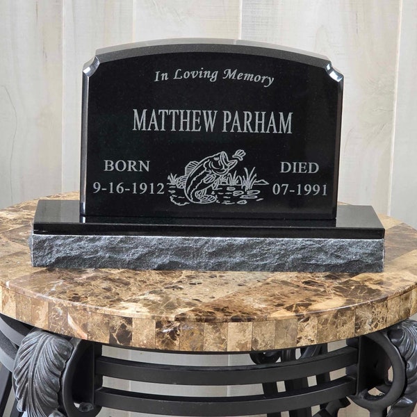Headstone for Cemetery Upright - Etsy