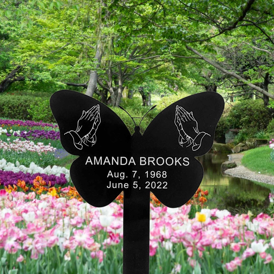 Acrylic Grave Site Marker, Temporary Grave Marker, Laser Cut Acrylic ...