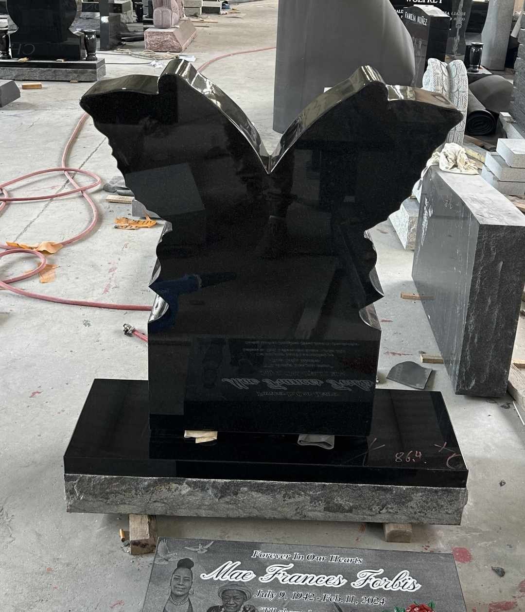 Economonument™ Butterfly Headstone 18x20 Custom Headstone Personalized ...