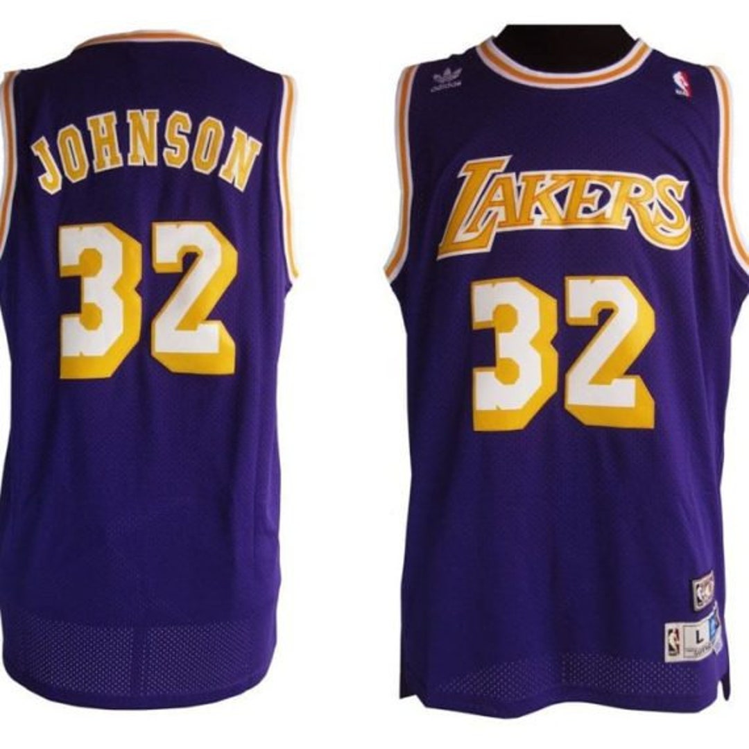 Los Angeles Lakers Magic Johnson Retro Jersey - Etsy