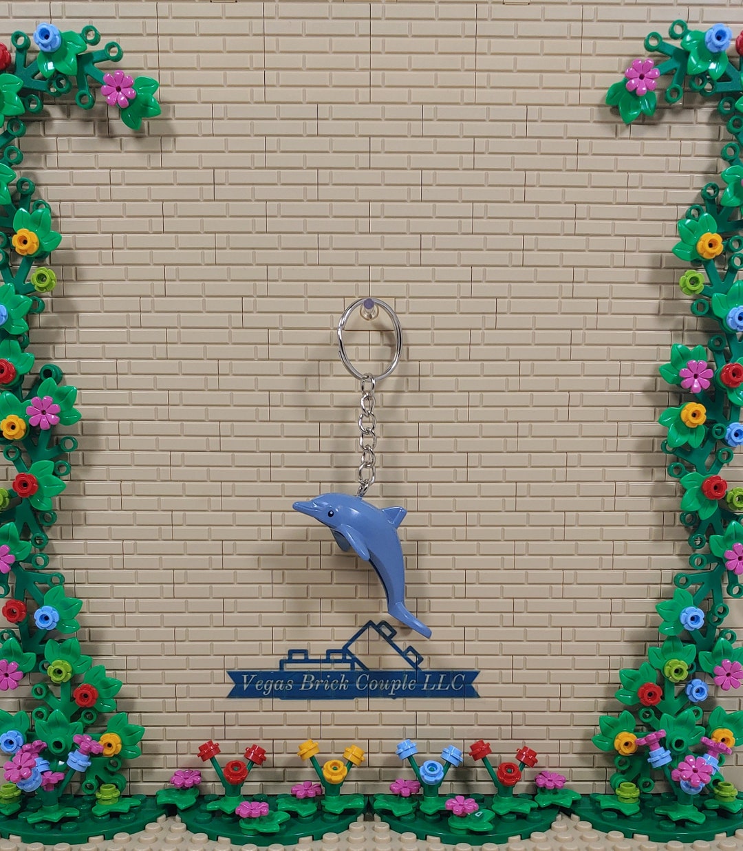 Blue Dolphin Key Chain Perfect for Keys Charms Pendants Backpacks ...