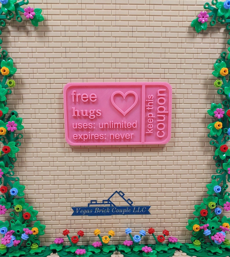 Free Hugs Coupon 3D Printed Available in Multiple Colors - Etsy