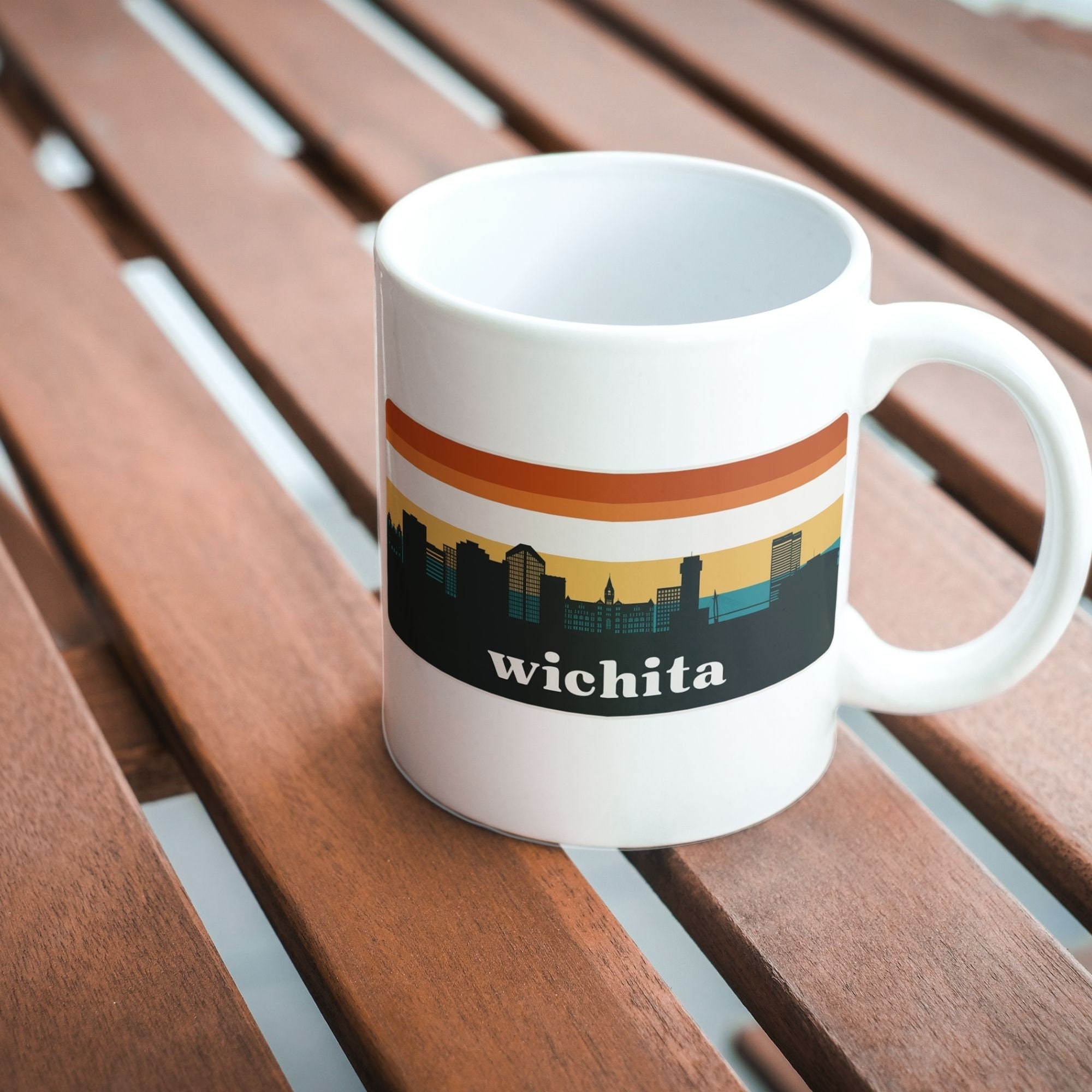 Wichita Skyline Sunset Svg - Wichita Svg - City Skyline Sgv - Kansas ...