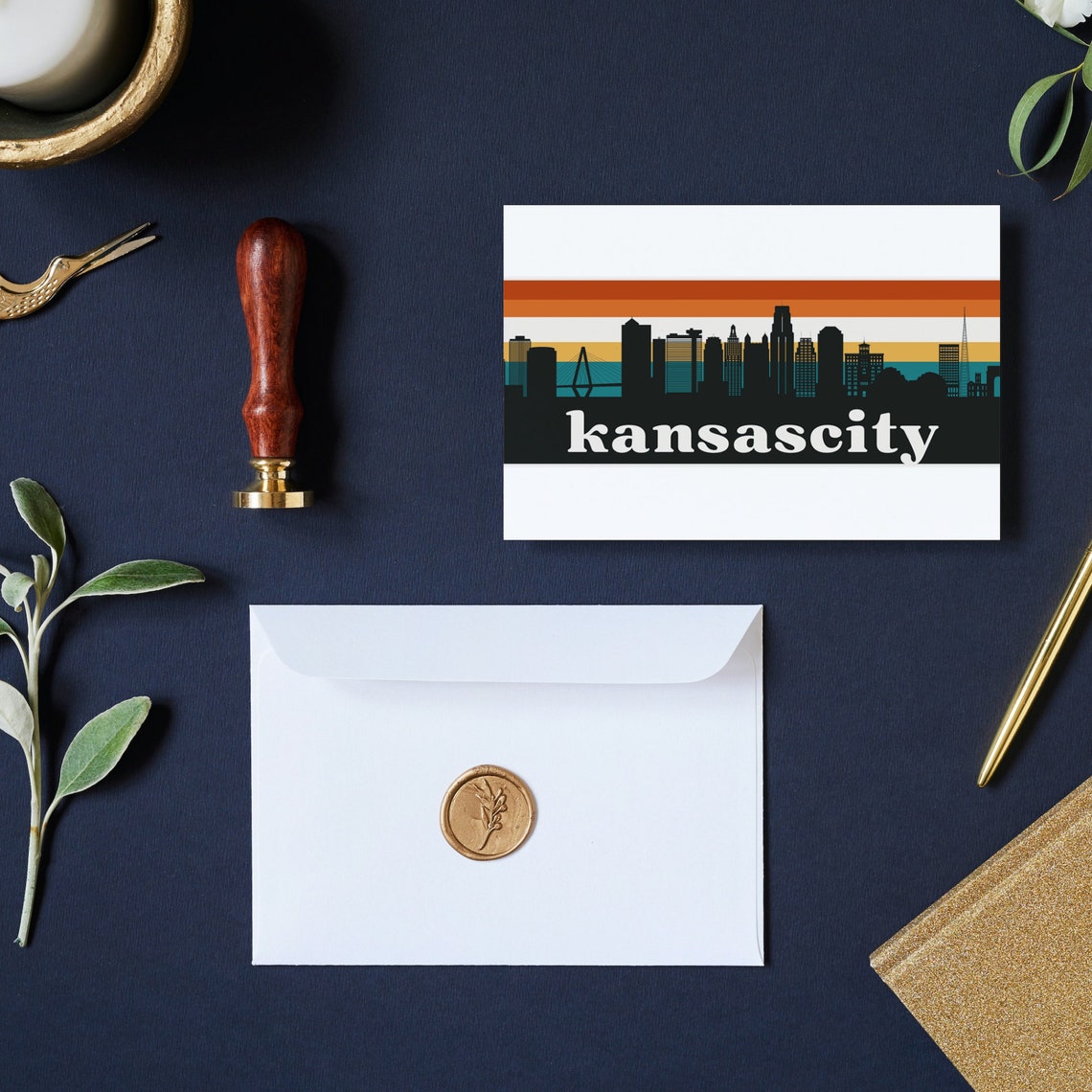 Kansas City Skyline Sunset Svg - Kansas City Svg - City Skyline Sgv ...